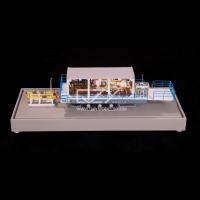 China 1:40 Scale Mobile Well Testing Unit Industrial Model | QZYMODELS for sale