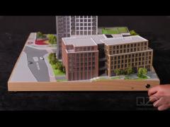 Elektronische besturing en verlichting 1/200 British Land Model Architectural Scale Model