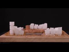 HSA 1/ 500 Comen Медицинские штаб-квартиры Здание Архитектурная модель масштаба