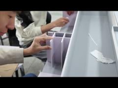 Display of the Making Process of a 1:100 Handmade Architectural Model of Riyadh