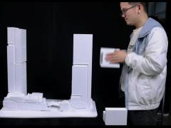 Modelo Conceitual de Complexo de Escritórios Comerciais 1:400