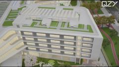 1：60  Pure Metal Made Bayside School Outdoor Display Model