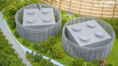 Block-by-block builiding of a movable Eco-Park: Shenzhen Longgang Energy Eco-Park Showcase Model!