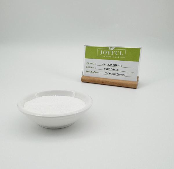 Quality ODM Supplement Grade Organic Calcium Citrate Granule Powder For Adult Capsules for sale