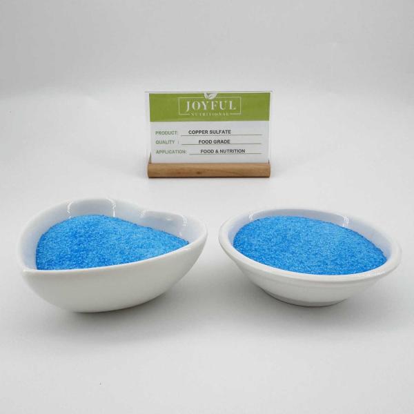 Quality FDA Food Copper Sulfate Pentahydrate Blue Particles Cas 7758 99 8 for sale