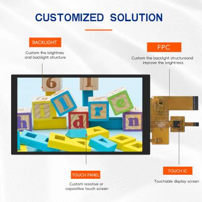Cina 5Modulo LCD TFT da 0,0 pollici Interfaccia LVDS ad alta luminosità in vendita
