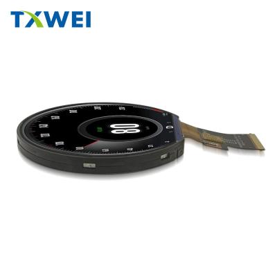 China 3.6 inch 544 * 506 high brightness sunlight visible two wheeled vehicle medical instrument TFT circular display screen zu verkaufen