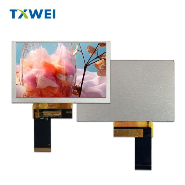 5 polegadas IPS TFT LCD 800 * 480 pixels 262K Display Full Color ST7262 Driver IC