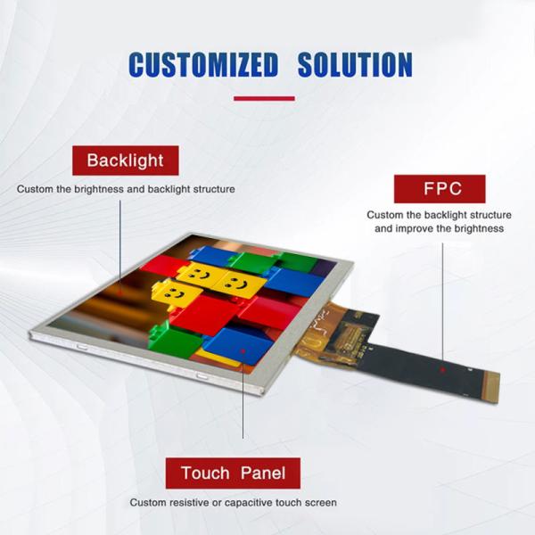 5 polegadas IPS TFT LCD 800 * 480 pixels 262K Display Full Color ST7262 Driver IC