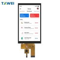China TXWEI 5 Inch TFT LCD Touch Screen 720x1280 LVDS Interface IPS Display 350cd/m² for sale