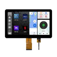 China 10.1 Inch TFT LCD Display 1024×600 with Capacitive Touch Screen, 450cd/m² Brightness for sale