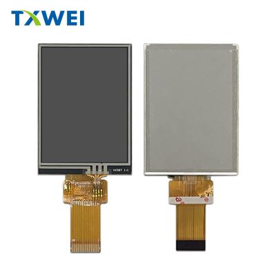 China 2.4 Zoll 240 * 320 Resistiver Touchscreen mit 350 Nits und MCU 8 / SPI4 Schnittstelle zu verkaufen
