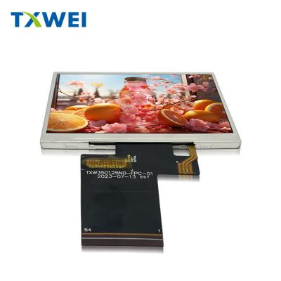 Китай 3.5-дюймовый TFT LCD дисплей 320 * 240 Высокая яркость 1000нитов 54pin для наружных приложений продается