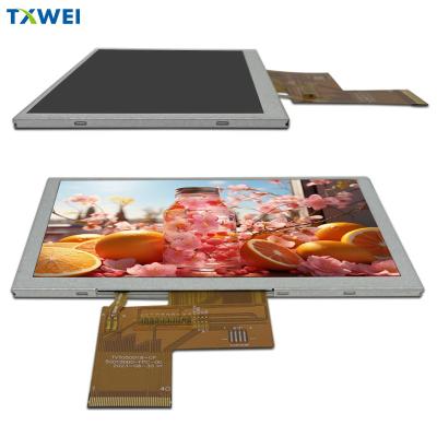 China 5.0 Inch LCD 800*480 Resolution RGB Interface Industrial Control Medical LCD Display for sale