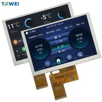 China 5.0 Inch TFT LCD Module 800x480 IPS High Brightness 350cd/m2 Display for sale