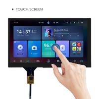 China 7 Inch TFT LCD Touch Screen 1024x600 LVDS Interface IPS Full Viewing Angle with CTP for sale