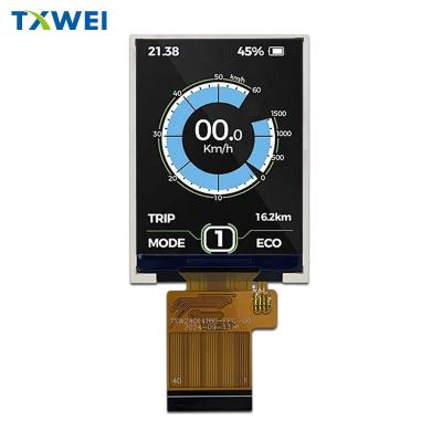 China 2.4 inch 240*320 helderheid 450cd/m2 rijrecorder TFT LCD display for sale