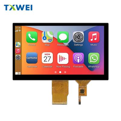 China 7-inch LCD touch screen with HDMI driver board 1024 * 600 high-definition IPS single screen touch screen USB interface for sale