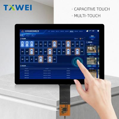 China 12.1-inch LCD capacitive touch screen 1280 * 800 LVDS full view high-definition instrument display module for sale
