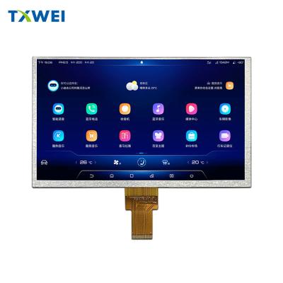 China 9 inch LCD screen 1024*600 resolution LVDS interface IPS central control screen instrument display navigation display single screen for sale