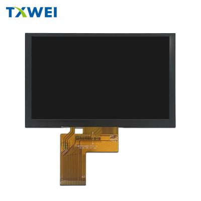 China Customized 5-inch TFT LCD screen with RGB interface and 800*480 color LCD display with capacitive touch for sale