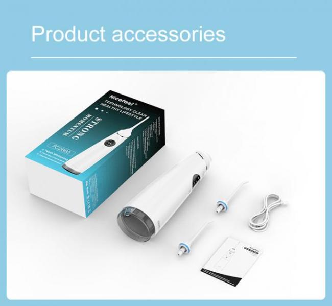 1400mAh OLED Screen Smart Water Flosser With 280ml Water Tank 6