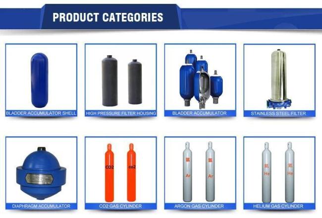 Bladder Accumulators Type as and Asp, Hydraulic Liquid Diaphragm Type Accumulator