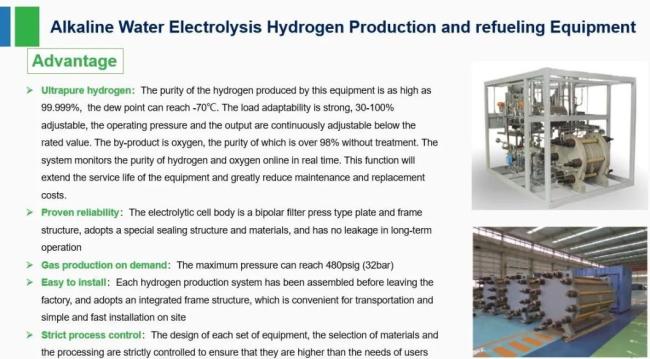 Flame Welding Cutting Alkaline Water Electrolysis Hydrogen Gas Generation Plant High Pressure Hydrogen Electrolyser Price
