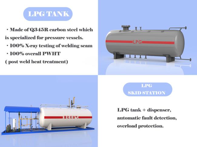LPG Filling Station Cooking Gas, LPG Skid Plant Filling Station
