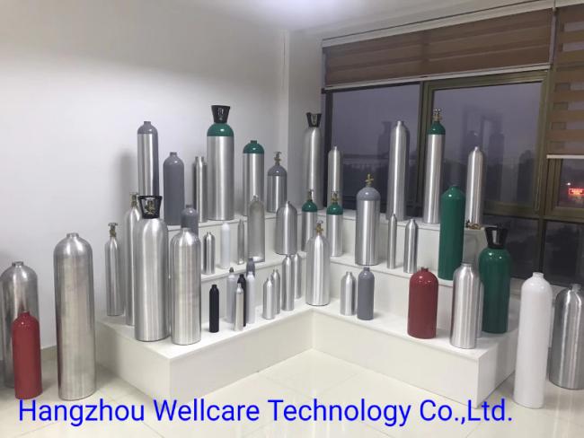 DOT ISO Standard Aluminum Gas CO2 Cylinder for Beverage