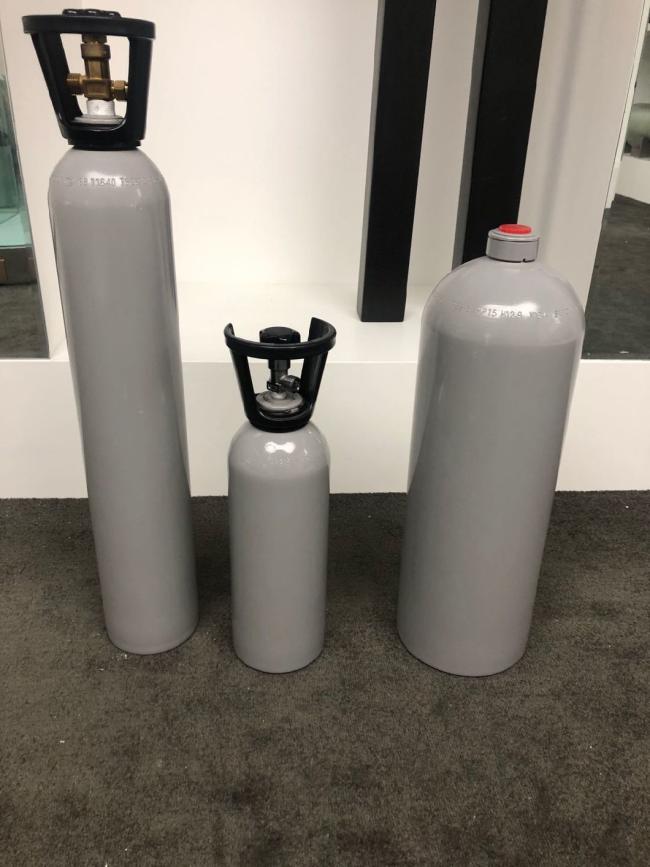 DOT ISO Standard Aluminum Gas CO2 Cylinder for Beverage