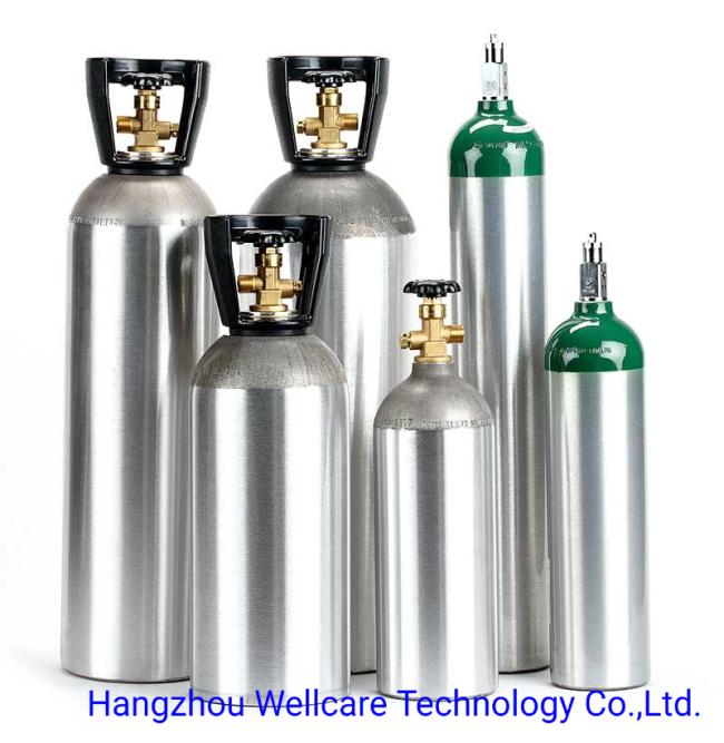 ISO7866 Tped Special Industrial Aluminum Gas Beverage CO2 Cylinders