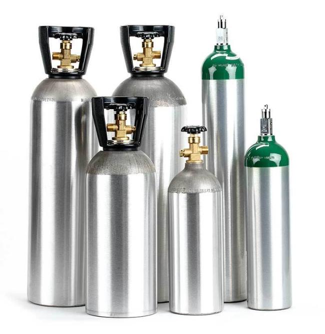 Gas Tank Container Gas Station Seamless Steel Cylinder Aluminum Cylinder