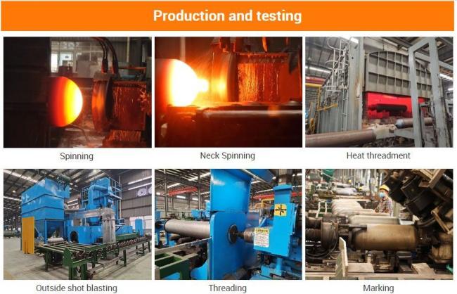 CNG Steel Gas Cylinder, Vehicle CNG Gas Cylinder, Seamless Steel CNG Cylinder
