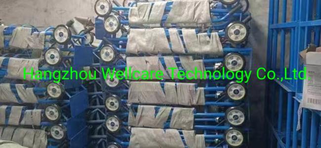Wellcare Medical Oxygen Cylinder Cart, Chrome, 12 Cylinder