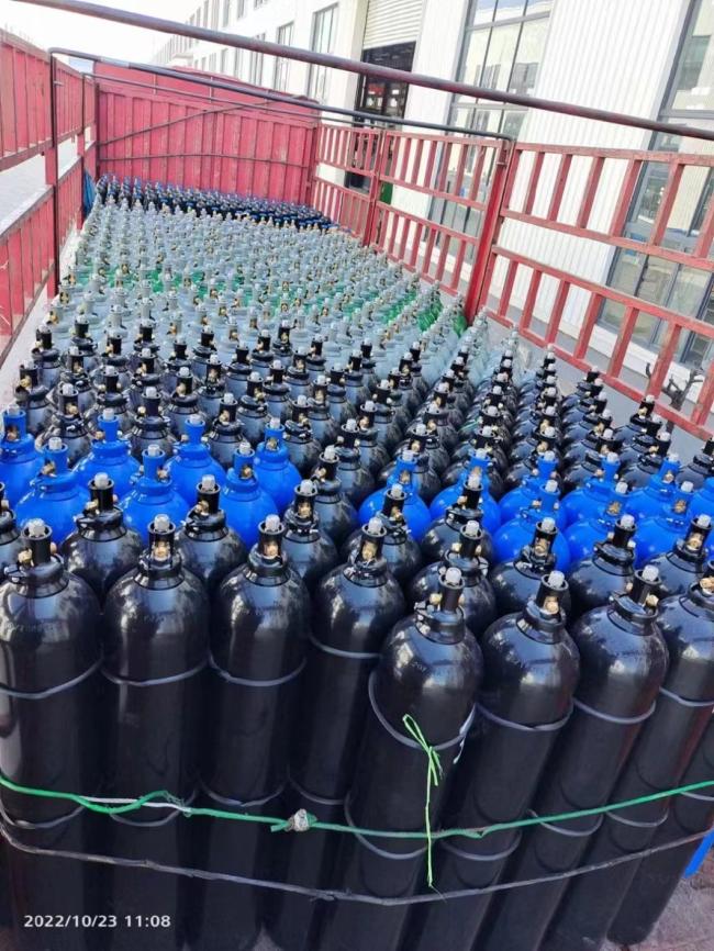 High Quality Industrial Gas Cylinders Manufacturer Seamless Steel Gas Cylinder
