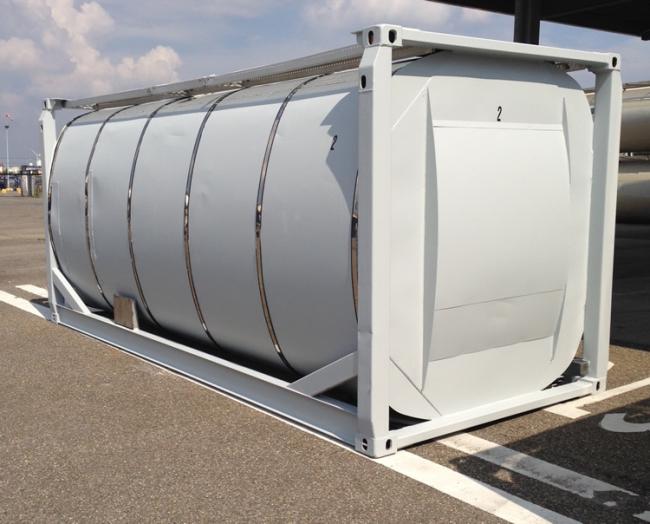 20FT Stainless Steel Liquid Oxygen Vacuum Gas Storage ISO Tank Container for Transport