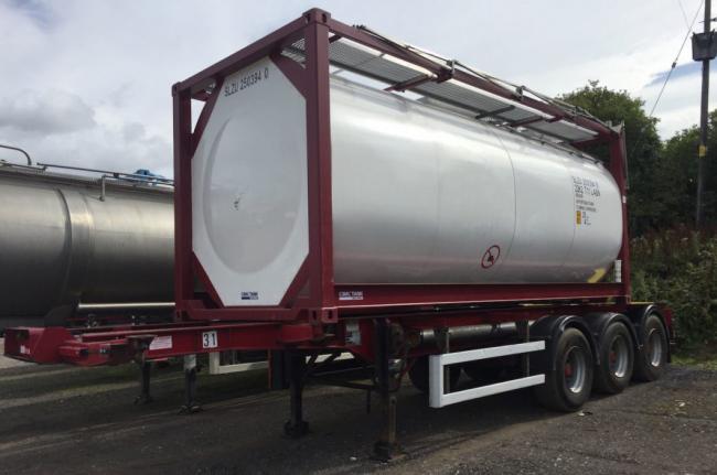 20FT Stainless Steel Liquid Oxygen Vacuum Gas Storage ISO Tank Container for Transport