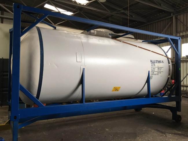 Un Portable T4 ASME Standard Lr Certified 20FT ISO Fuel Tank Container for Diesel and Gasoline