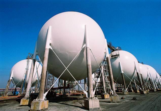 6000 Cbm 3000ton LPG Spherical Storage Tank