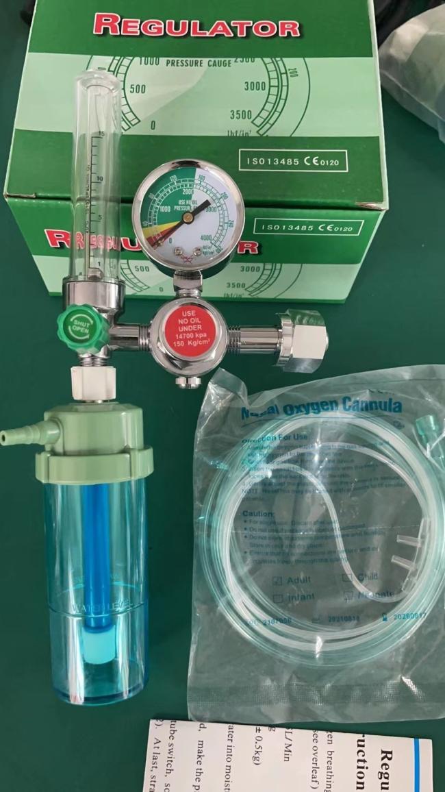 Cga 540 Style Oxygen Regulator - 0 to 15 L/Min (DISS Outlet)