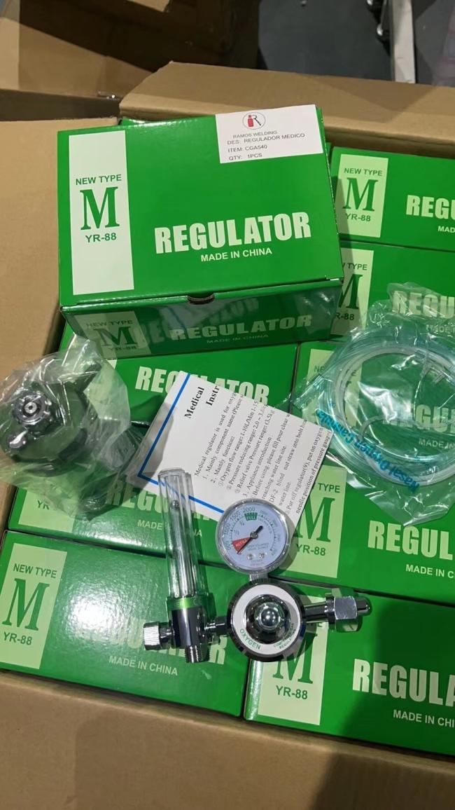 Argon / CO2 MIG TIG Flow Meter Gas Regulator Gauge with Gas Hose Welding Weld