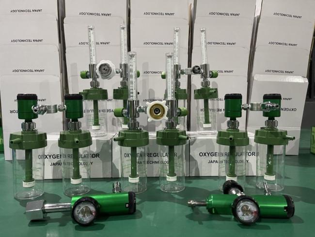 Oxygen Flow Meter Normal Range High Flow 0-15 Lpm Medical Oxygen Air and Oxygen Flow Meters