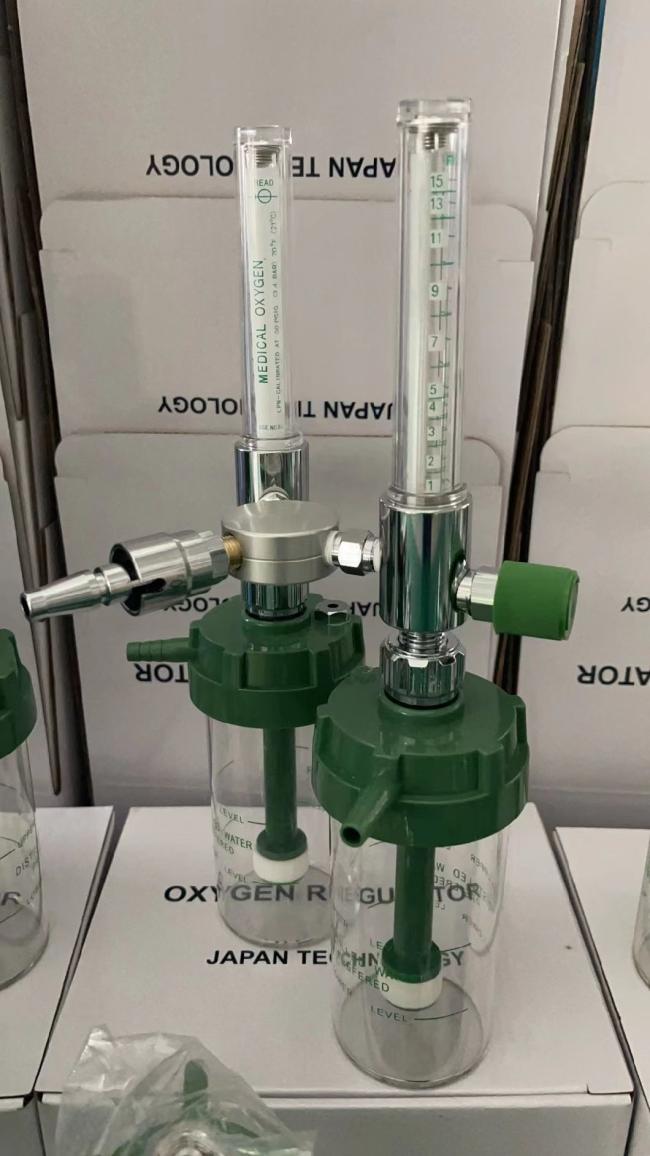 Oxygen Flow Meter Normal Range High Flow 0-15 Lpm Medical Oxygen Air and Oxygen Flow Meters