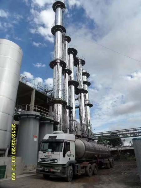 Quality Turnkey Industrial Alcohol / Ethanol Distillation Equipment for Fuel Ethanol for sale