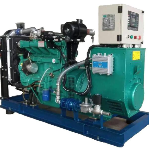 Quality Natural Gas Turbine Generator, 200kw / 100kw / 50kw Natural Gas Generator Set Power From Original Gas Engine for sale