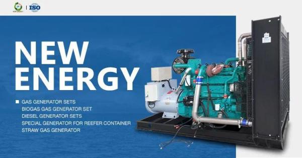 Quality Natural Gas Turbine Generator, 200kw / 100kw / 50kw Natural Gas Generator Set for sale