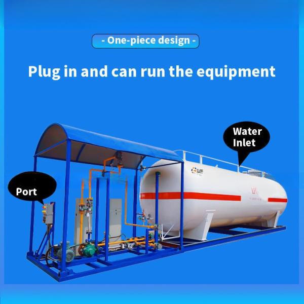 Quality Low Pressure 0.1MPa≤p 1.6MPa LPG Skid Plant Filling Station for Cooking Gas for sale