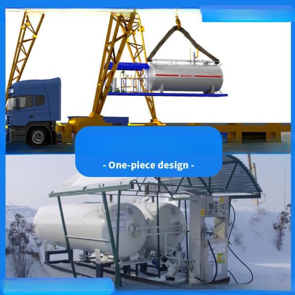 Quality Low Pressure 0.1MPa≤p 1.6MPa LPG Skid Plant Filling Station for Cooking Gas for sale