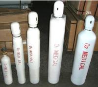 Quality ISO Tped High Pressure Seamless 40L Empty Medical Oxygen Gas Cylinder for Peru for sale